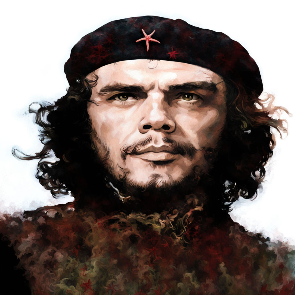 Photo of Che Guevara wearing his iconic black beret by renaud.calvarin ...