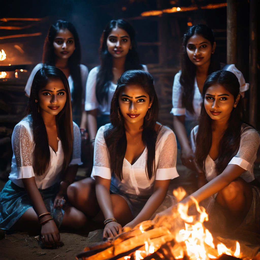 Beautiful indian girls group photo wearing white formal shee... by ...