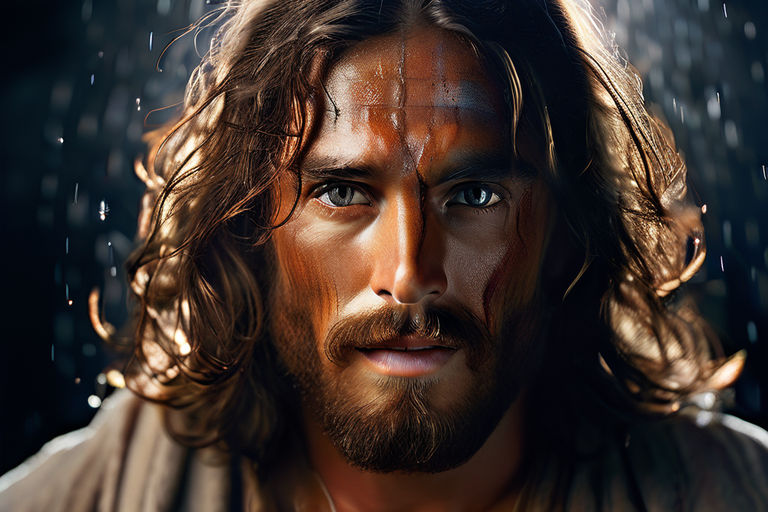 Image of the face of jesus christ by Alberto Lopez Moro - Playground