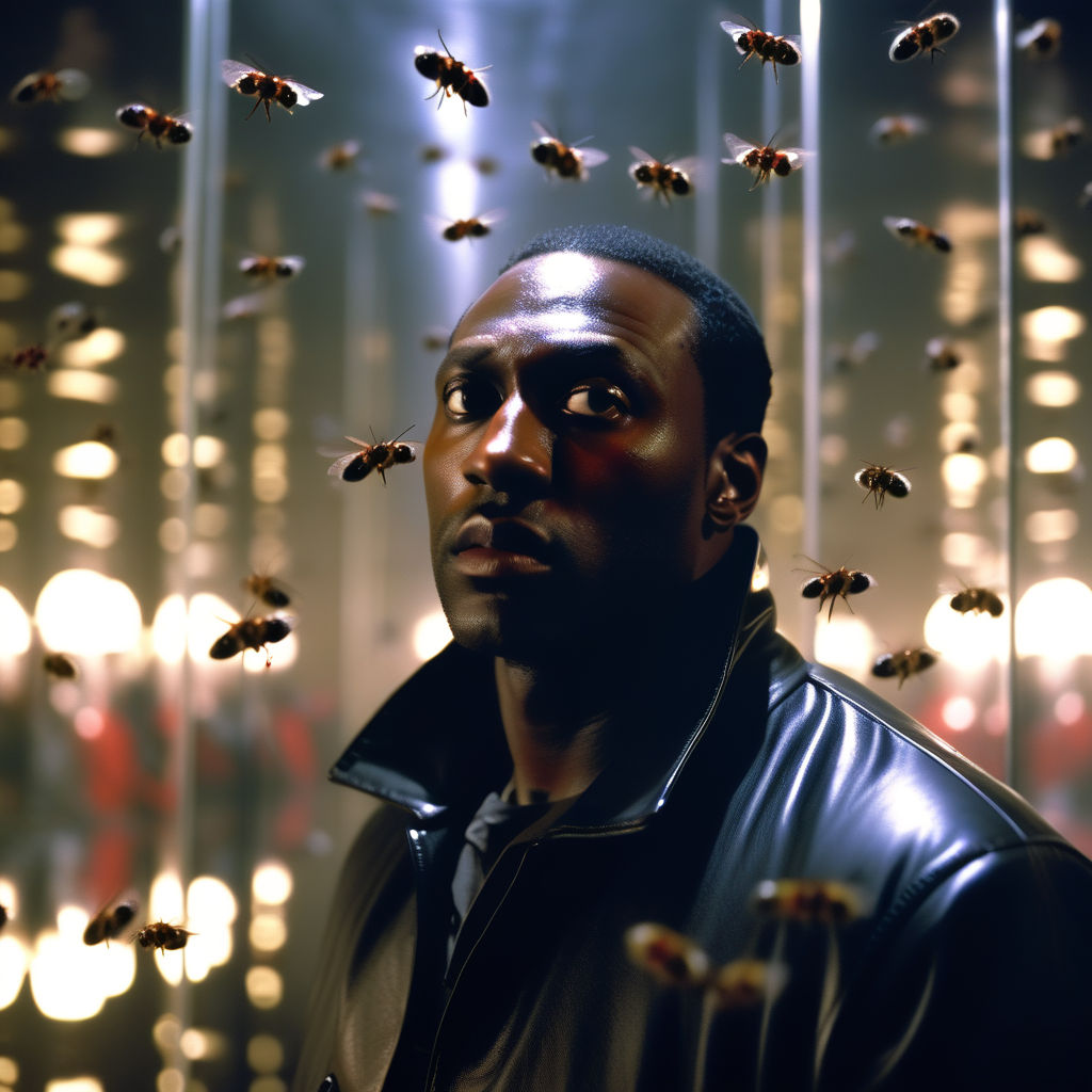 Mirrors reflecting candyman horror black man movie by Taco - Playground