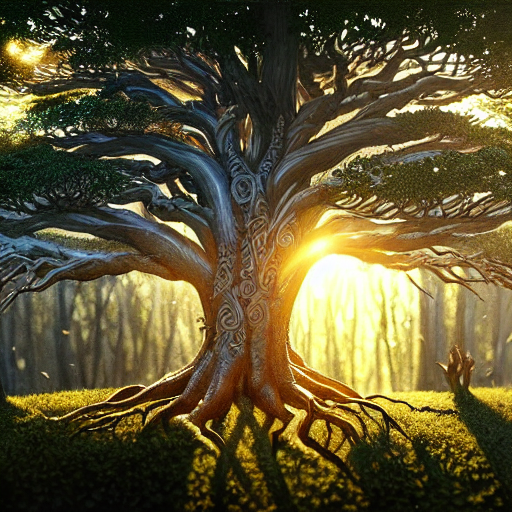 Tree of life showing branches and roots of the tree by Shana Ritter ...