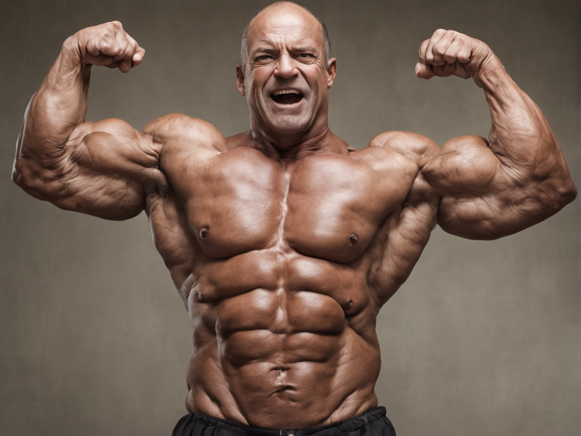 Supersized herculean male bodybuilder by Rex Jetfuel - Playground