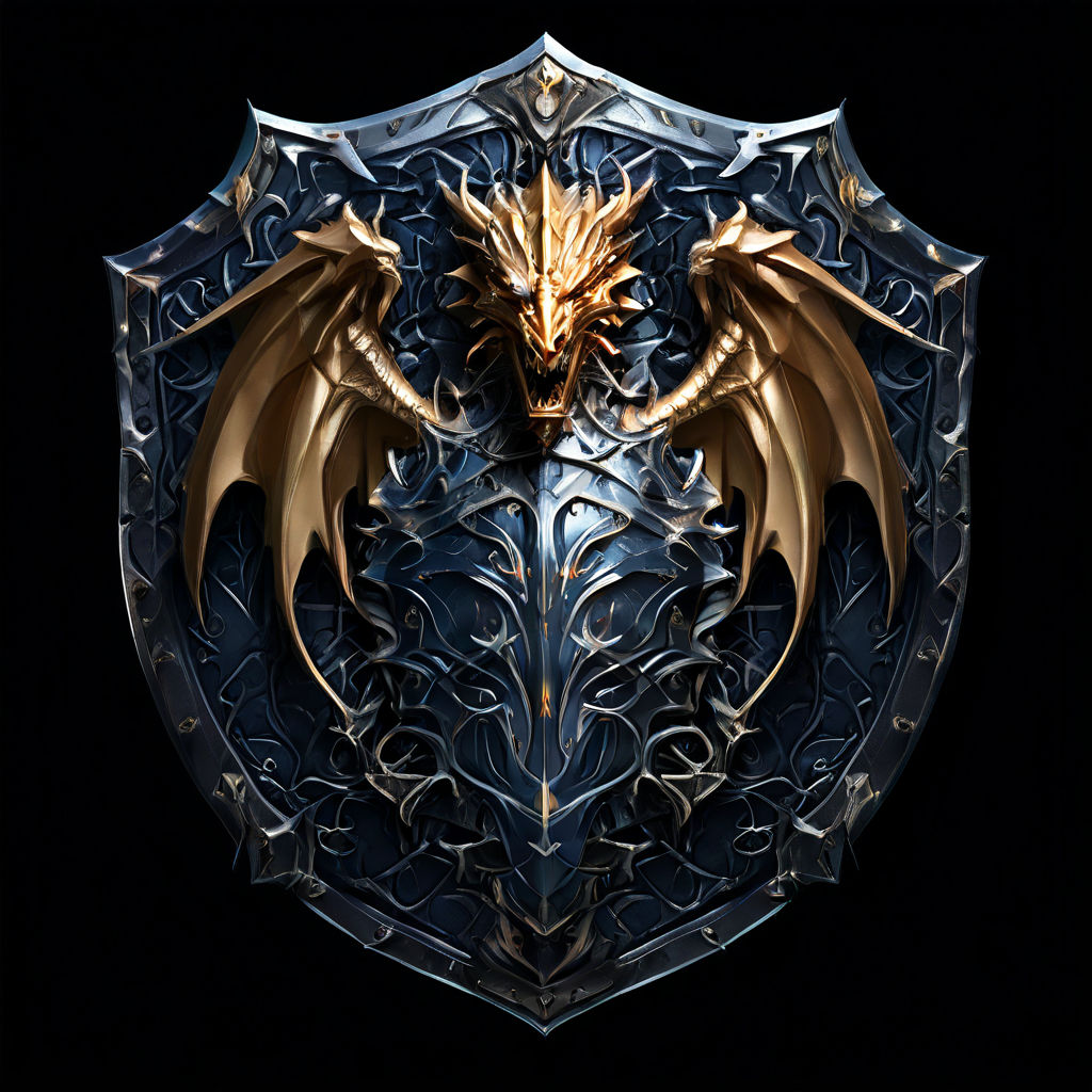 Logo featuring a shield by Lewis W. - Playground