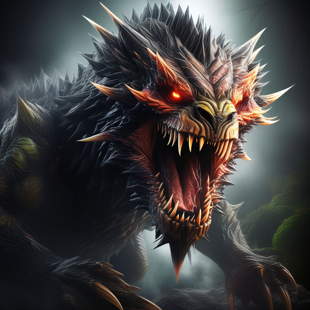 Realistic monster by Eagan Core - Playground
