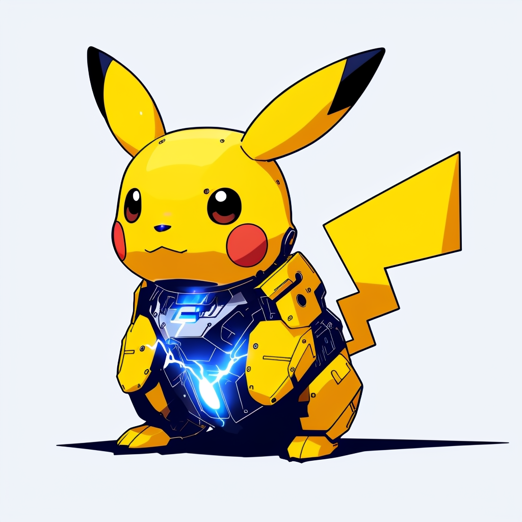 Mechanical Pikachu by M. Damian Zazueta Retamoza - Playground
