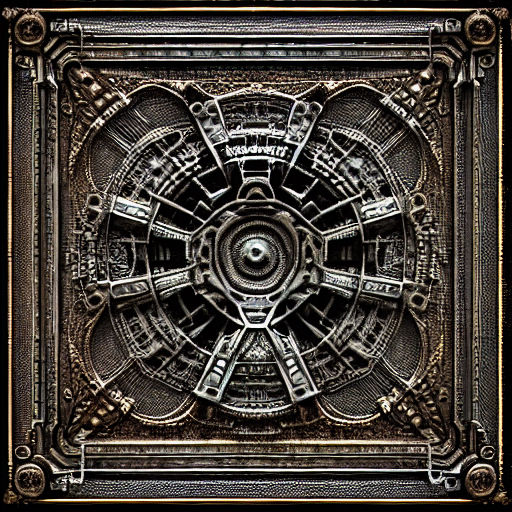 Simple seamless 2d texture sheetmetal with rivets and cogs by Peter H ...