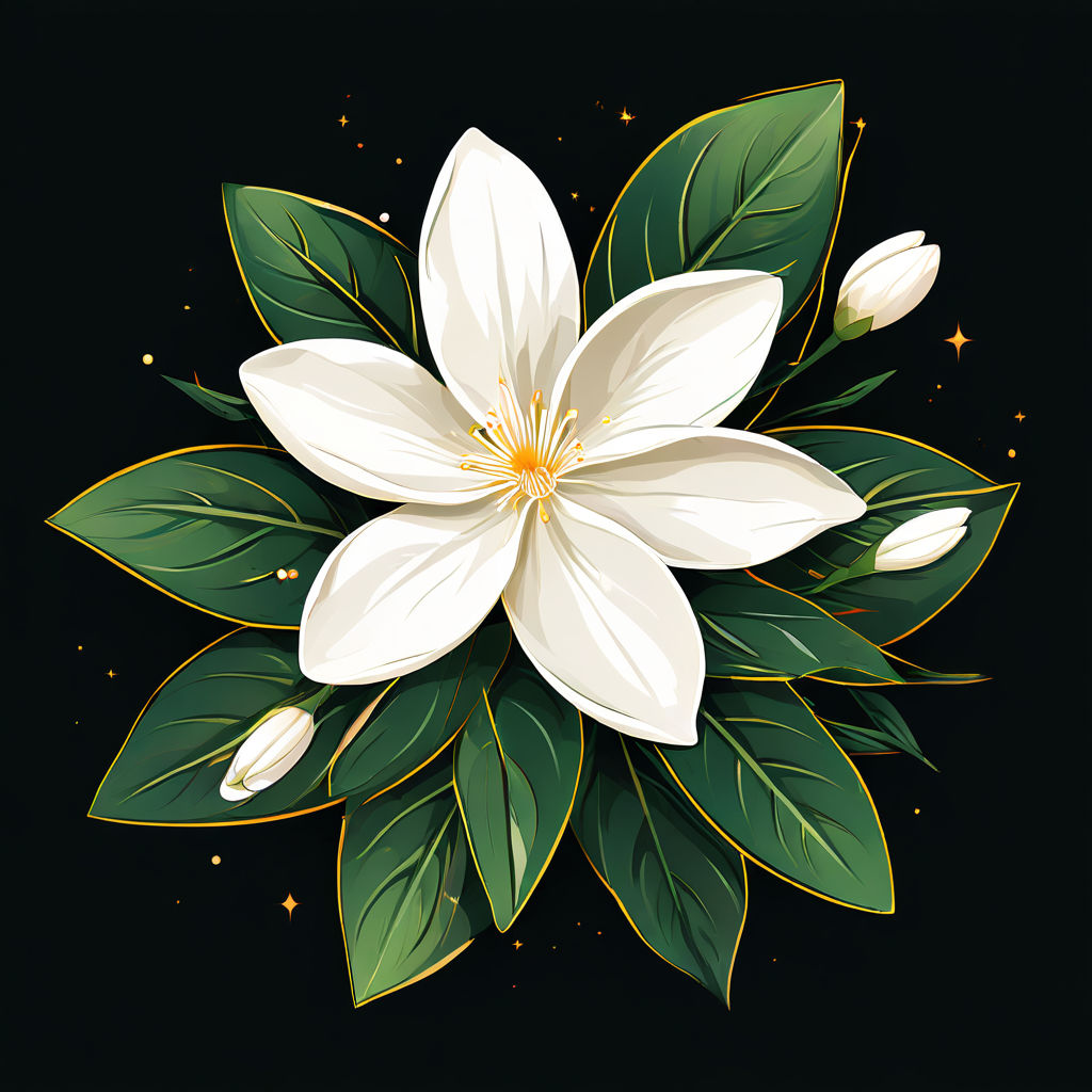 An elegant jasmine flower by Sajid K Qureshi - Playground