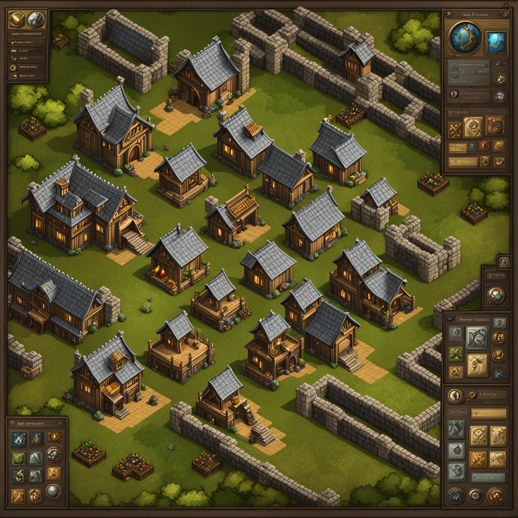 A turn based strategy game UI design part by Hugo Amaro - Playground