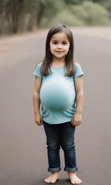 4 years old pregnant by Manu Técnico, acessórios e cópias de chaves - Playground