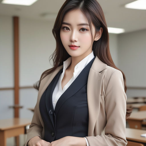 A beautiful Korean female teacher by A - Playground