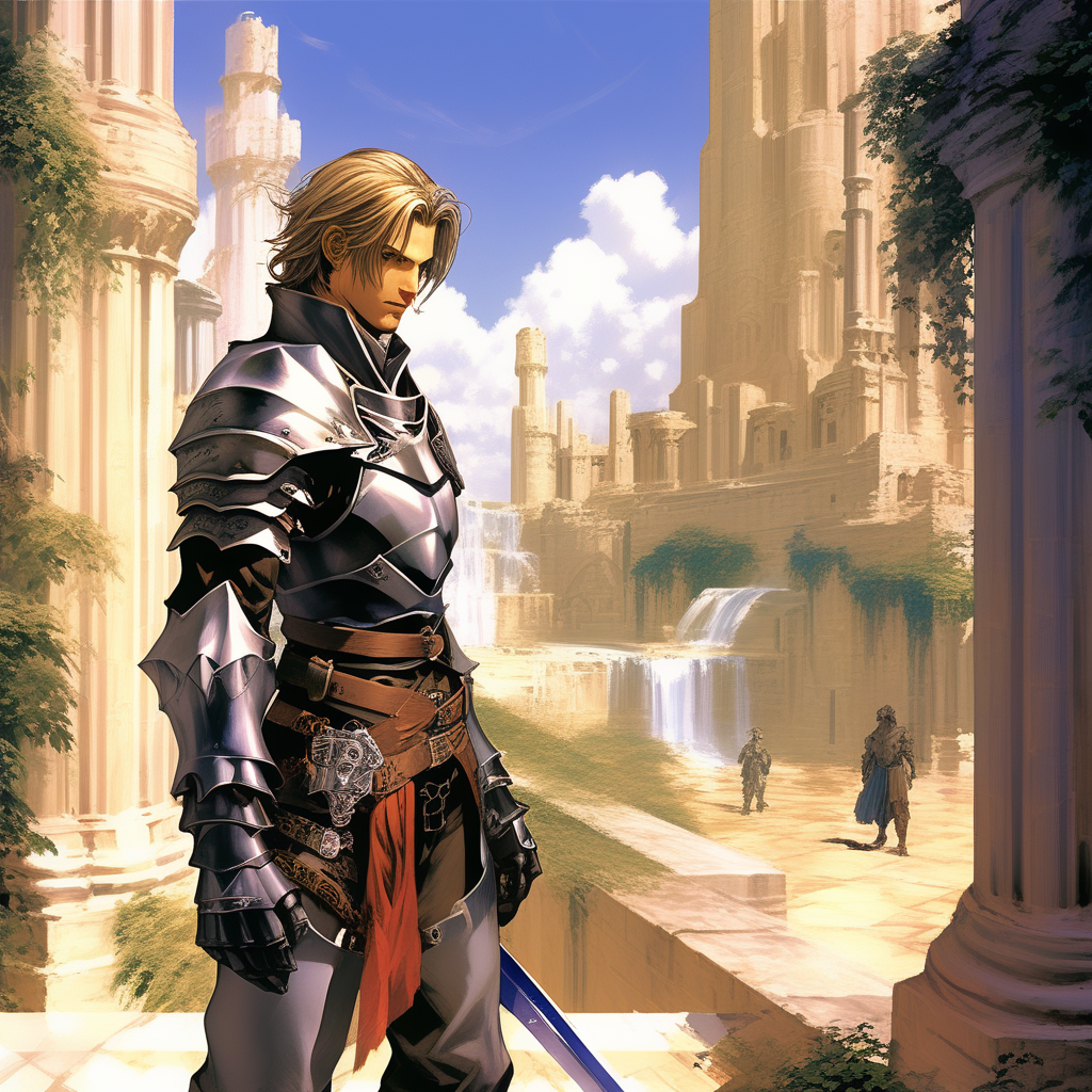 Male Knight from the 2000 video game concept art of "Vagrant... by Nox ...