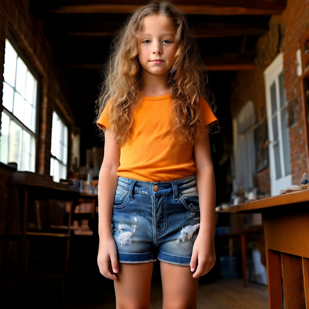 A 12 year old girl with a huge butt and large hips by Gregor Haugen ...