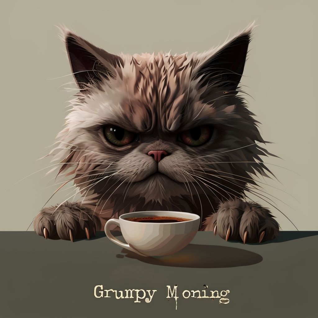 Good Morning Grumpy Cat Meme Funny Grumpy Cat Memes Funny Animal Jokes