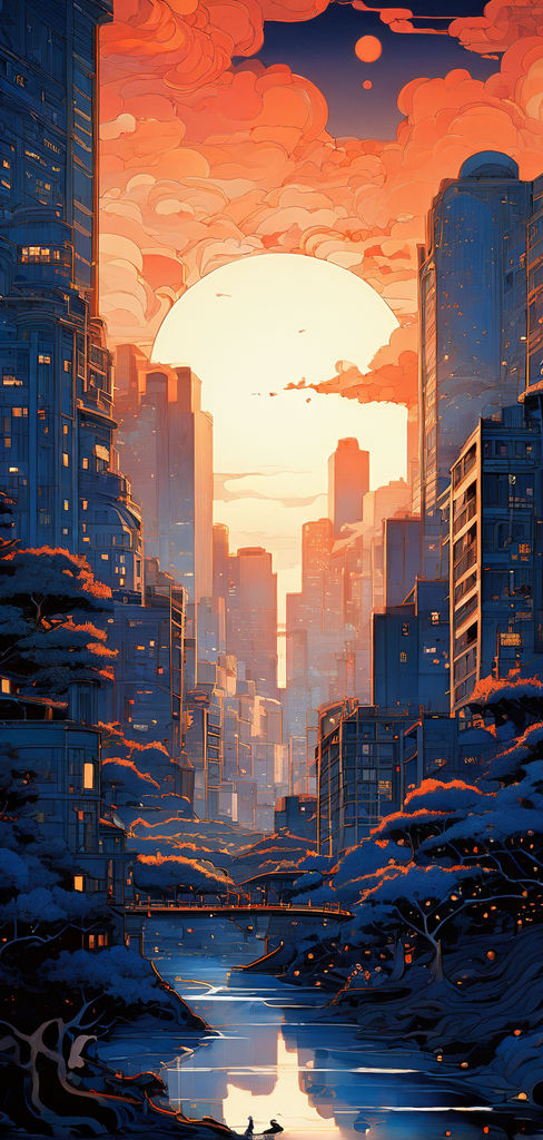 Skyline Serenade essence of a city's skyline in harmony with... by rym ...