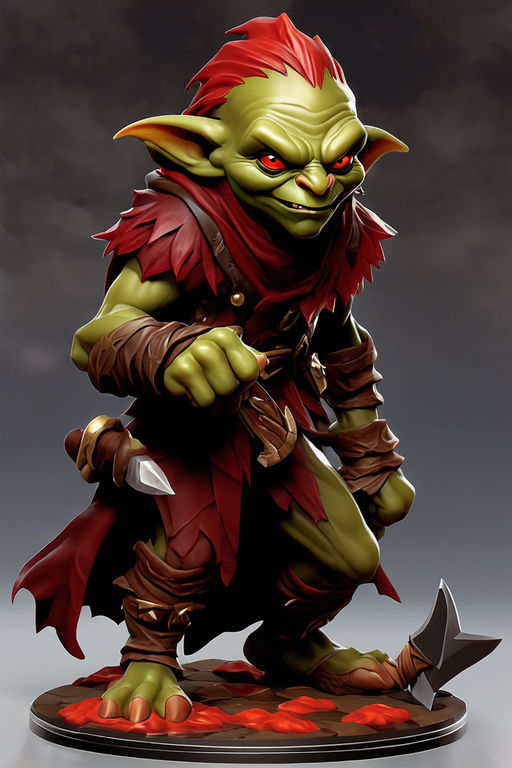 "Create a goblin dhampir character by Sergio Tococari - Playground