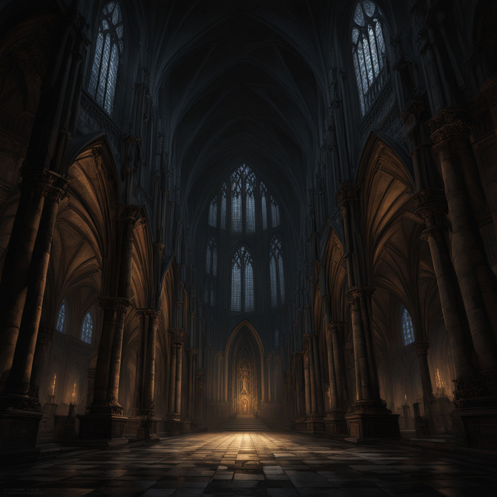 Evil cathedral interior by Jacky CCK - Playground