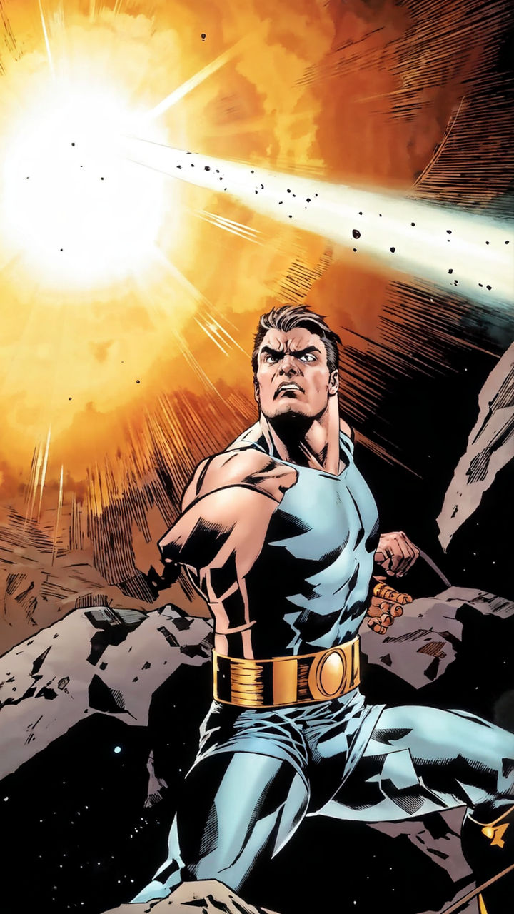 High-energy Marvel comic-style illustration showing David by Antonio ...