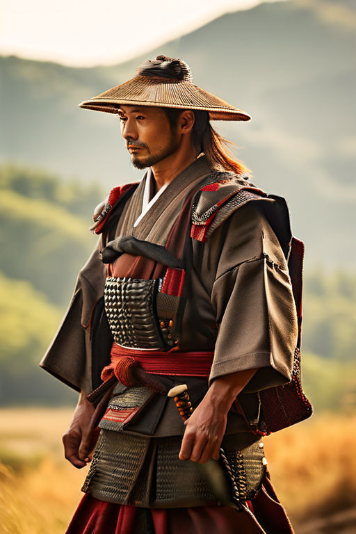 Dressed in traditional samurai attire. Around it by Weslley Riboli ...