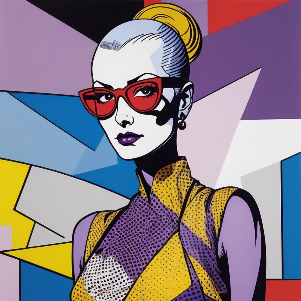 Roy Lichtenstein Pop Art ::: A bold and vibrant depiction of... by ...