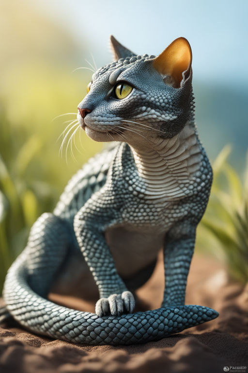Cat-lizard hybrid by keramettin koşar - Playground