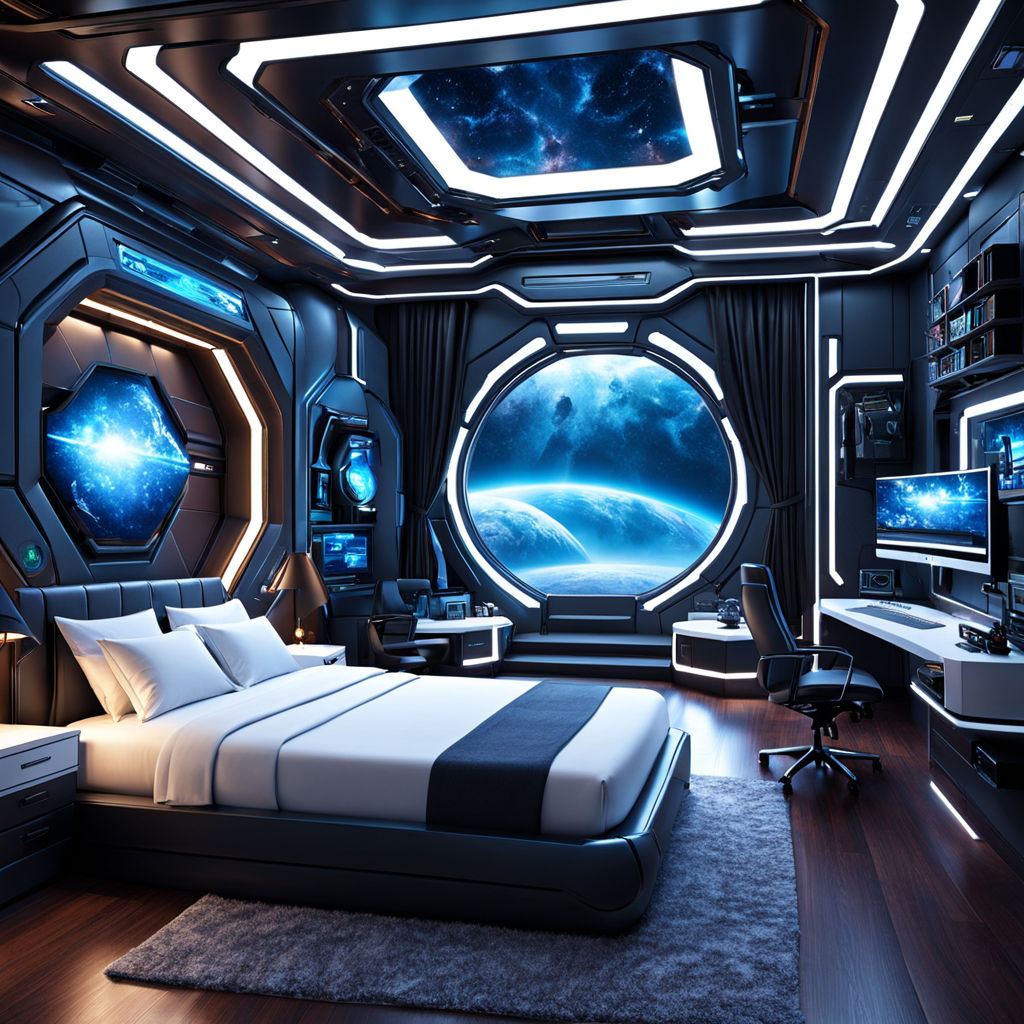 Sci fi bedroom by River Meadows - Playground