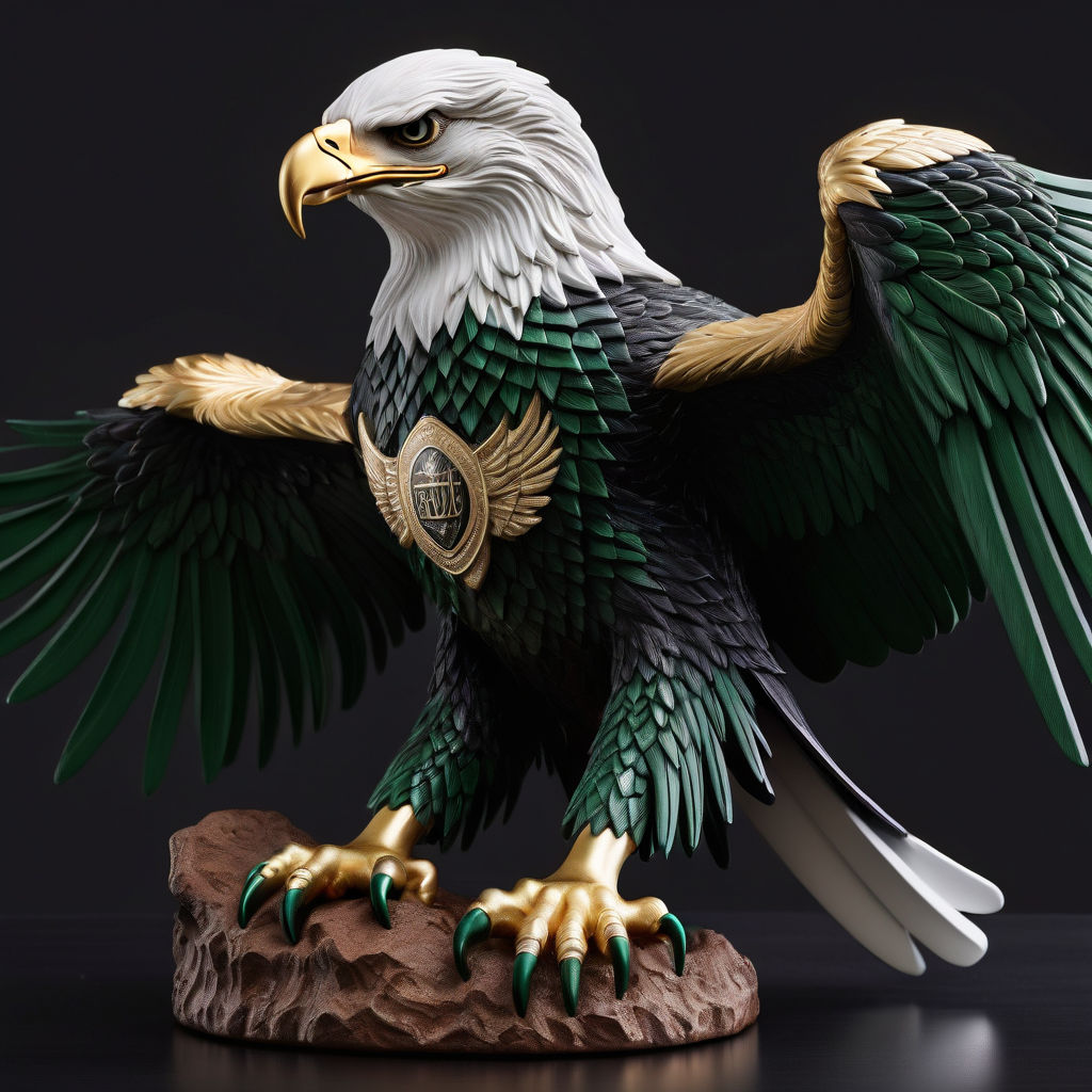 An ultra-realistic eagle by Adel Saleh - Playground