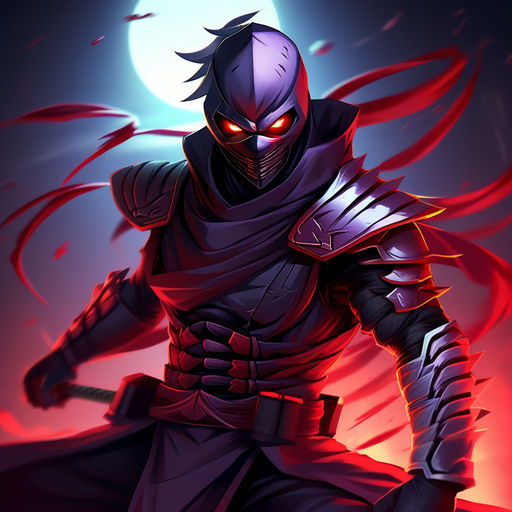 bloodNinja as anime villan. with half of his laughing by A.Mosawer ...