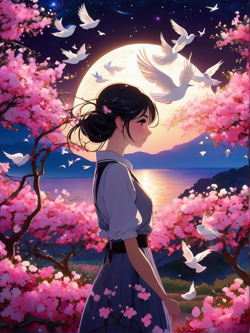 Anime-style girl with expressive by Angel Maya - Playground