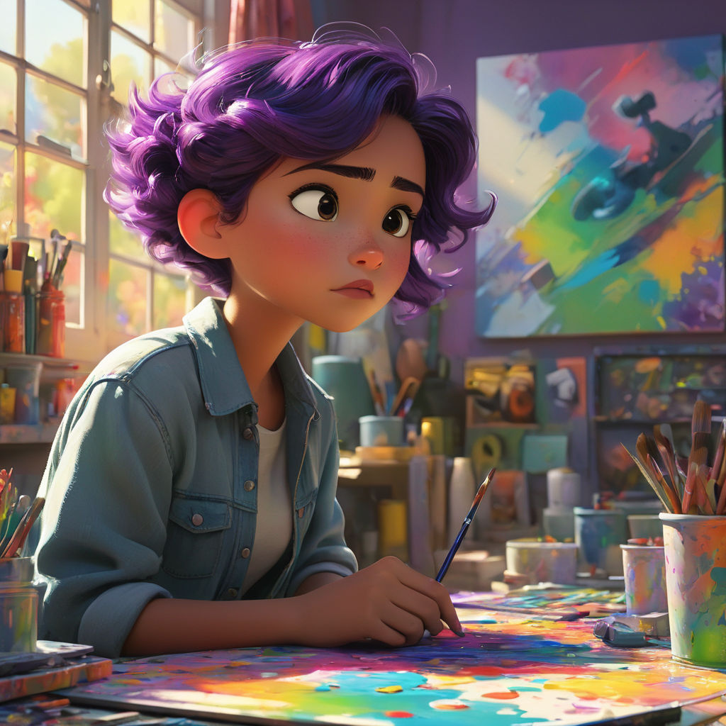 Pixar-style animated character by Phantomviel R - Playground