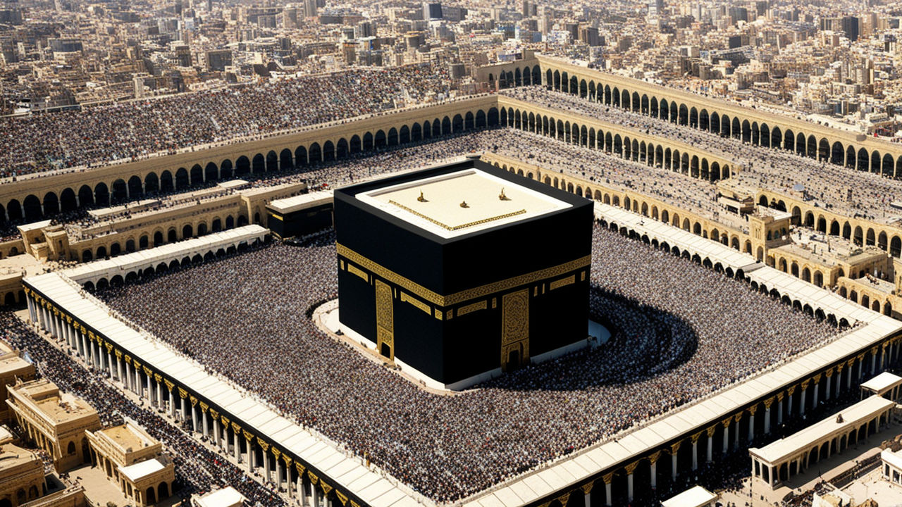 Create a 3d animated kaaba picture by Zivara Ajja - Playground