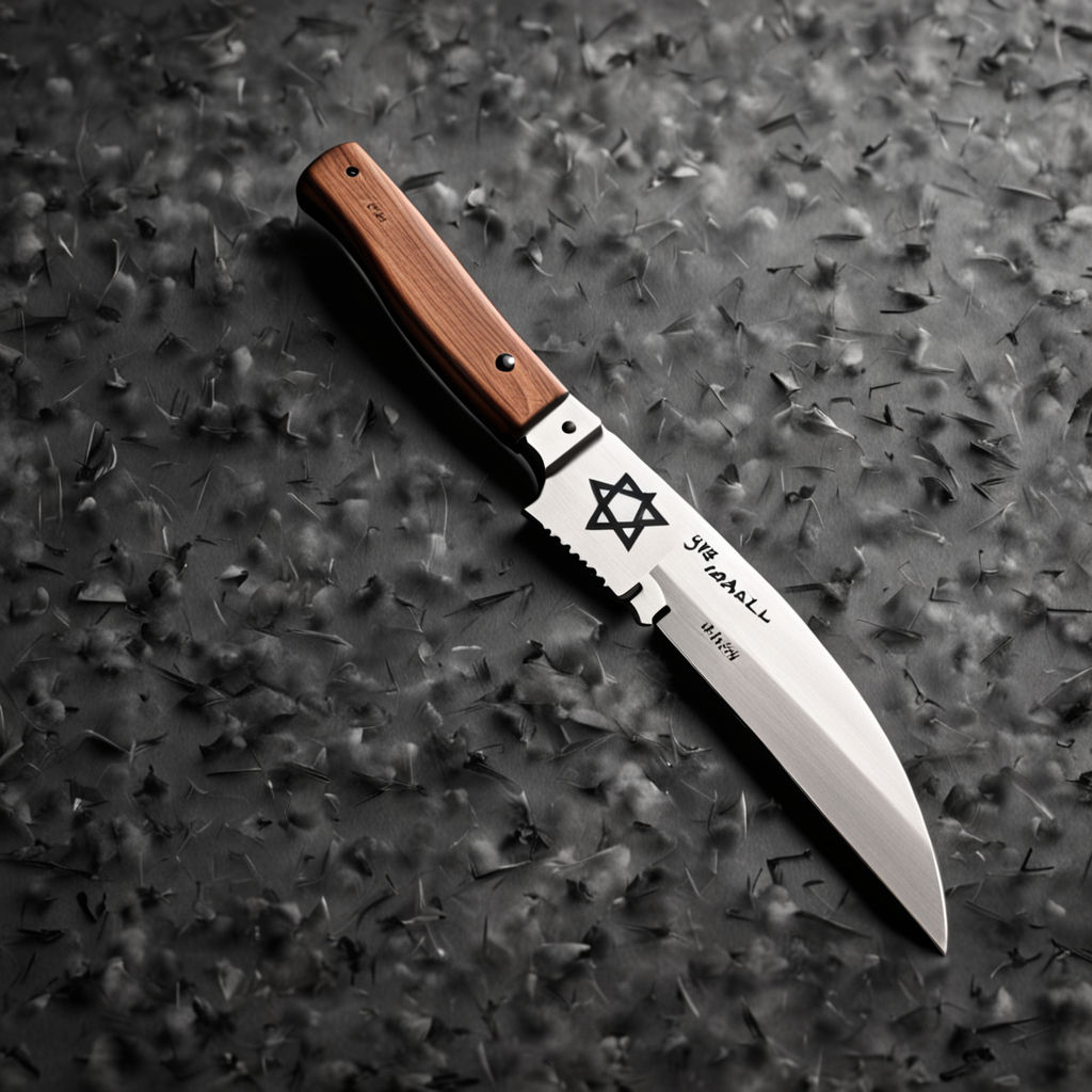 A knife in the shape of Israel by Benjamin Phillis (Benji) - Playground