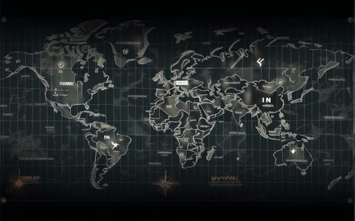 World map with tactical tones by Samao333 - Playground