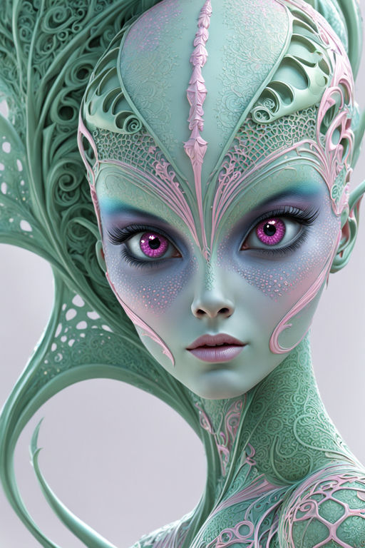 Romantic attractive alien by Stela Iordan - Playground