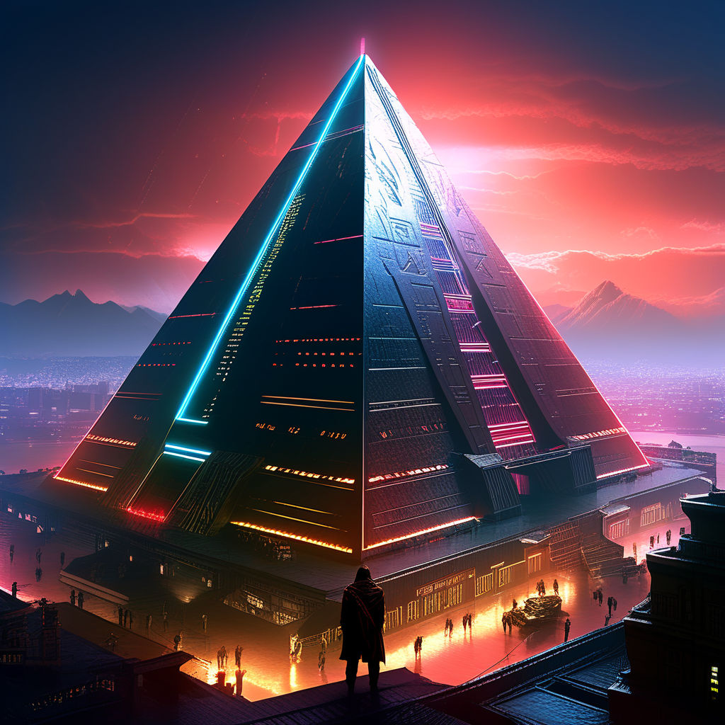 Pyramid from cyberpunk/blade runner by András Surján - Playground