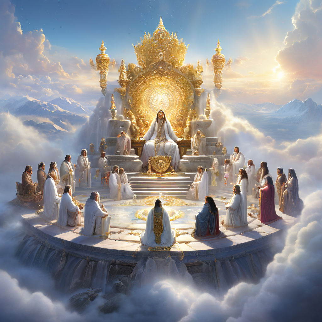 A majestic depiction of God's impeccable throne by Casa Do senhor Jesus ...