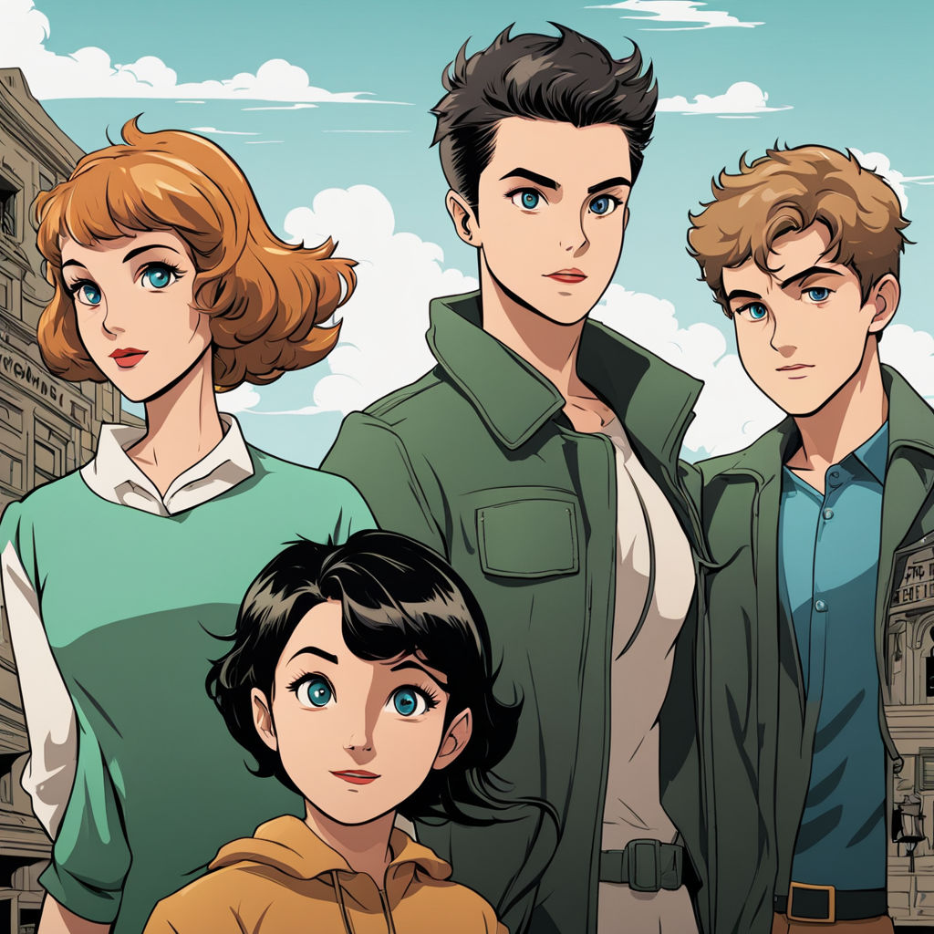 Make a comic book with 3 split screens involving three peopl... by levi ...