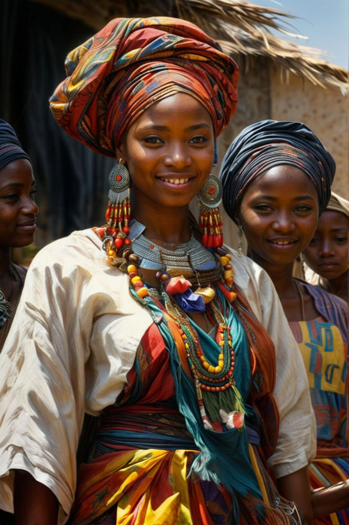 Senegalese women Adorn themseves with their beautiful crafs by ...