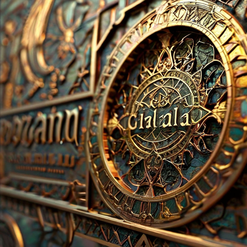 Create text in gold Geometria Sagrada by Sergio Evangelista - Playground