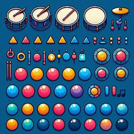 Cartoon-style objects by EGO FEEDER - Playground