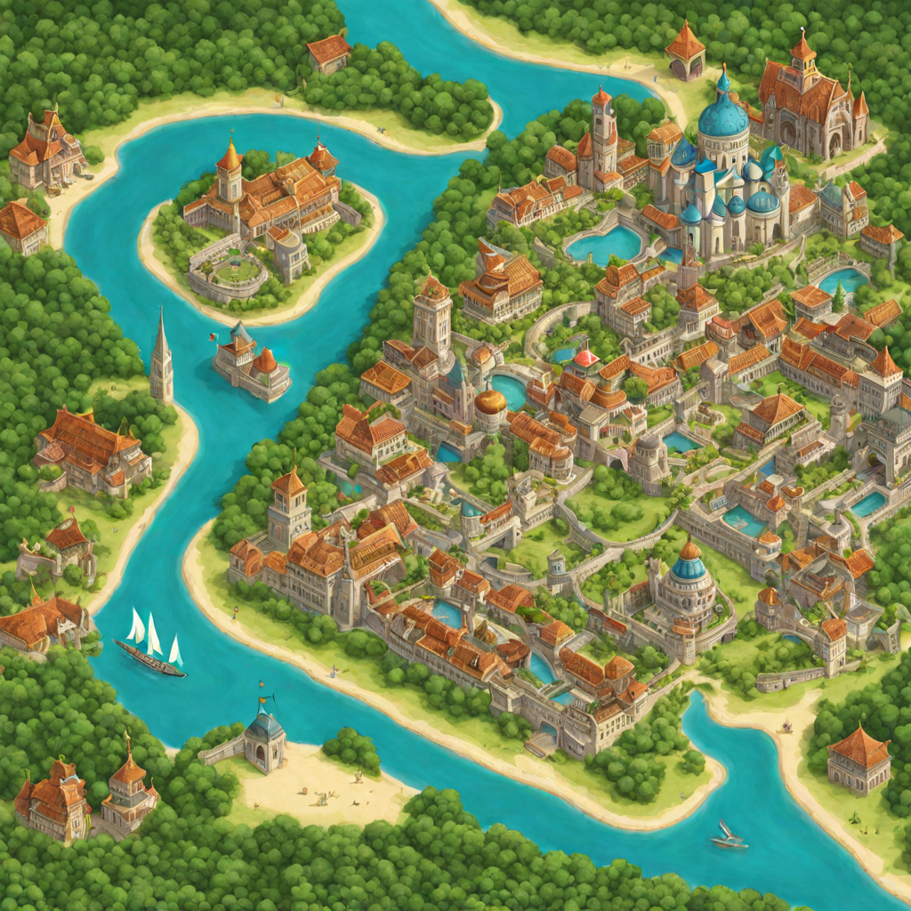 Create the map of a fantasy city by Nefadar - Playground