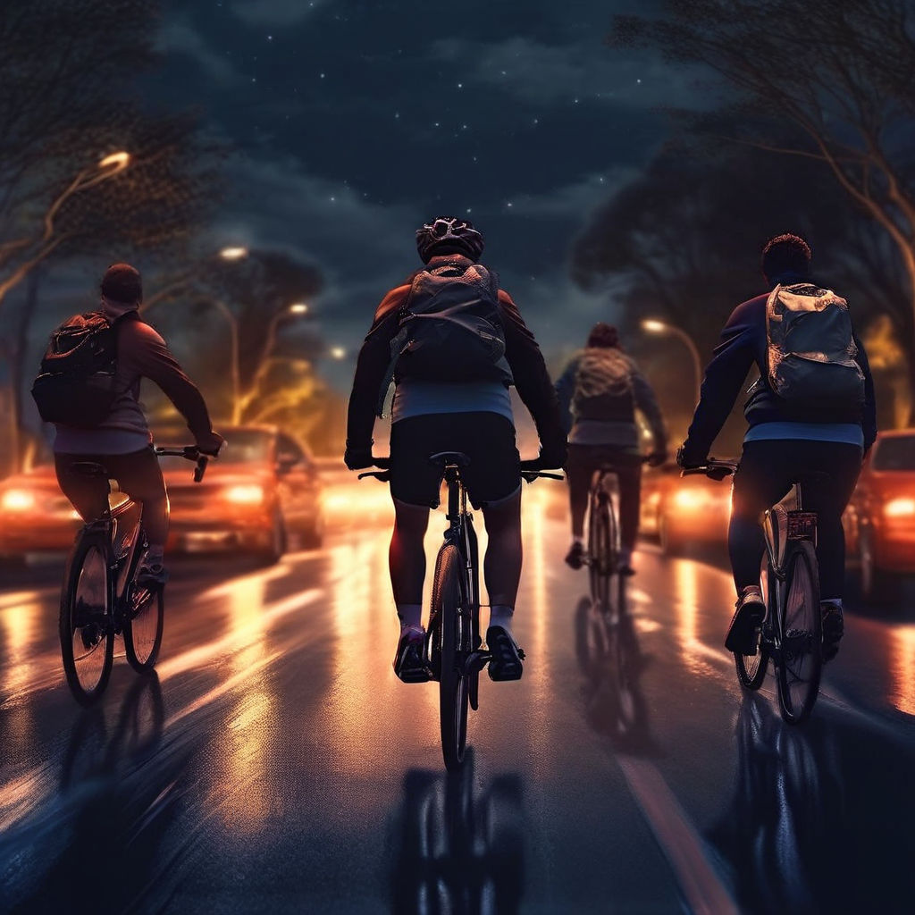 A thousands of college students were excitedly riding bicycl... by Joe ...