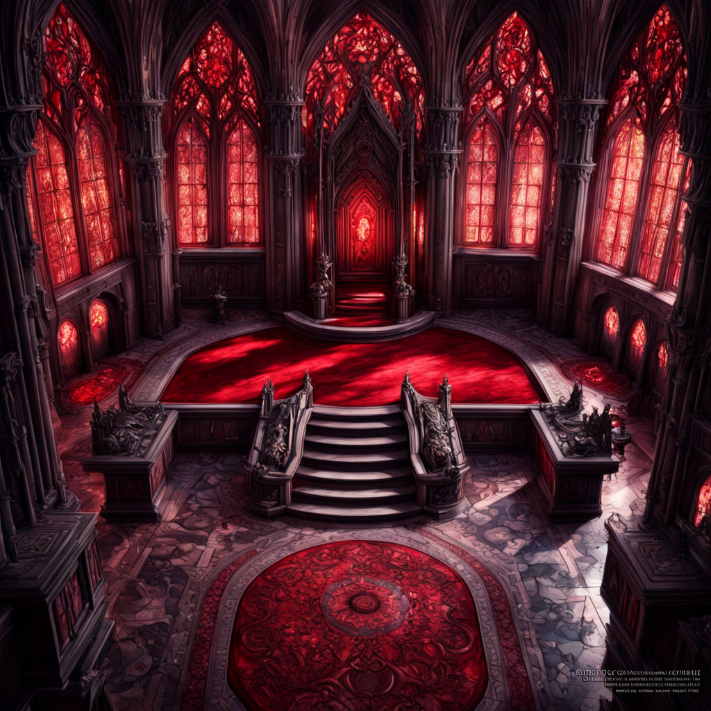 RPG map panoramic aerial view of a throne room by JhOw DeflatedBalls ...