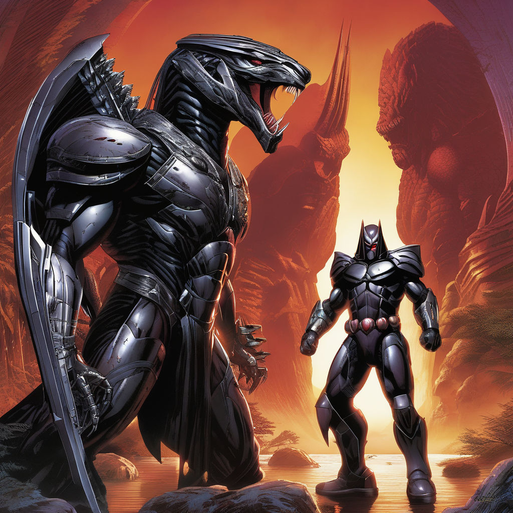 Biomechanical Predator facing off Magneto by vento quente11 - Playground