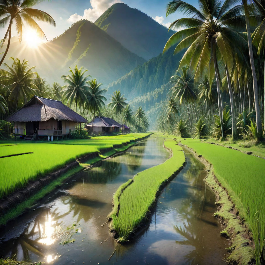The rural atmosphere in village in Indonesia by meow magz - Playground