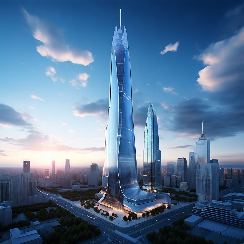 Make a high quality skyscraper that look insanely real and m... by ...