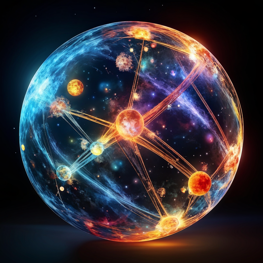 Astrophysical illustration showcasing stellar structure mode... by Z1 ...