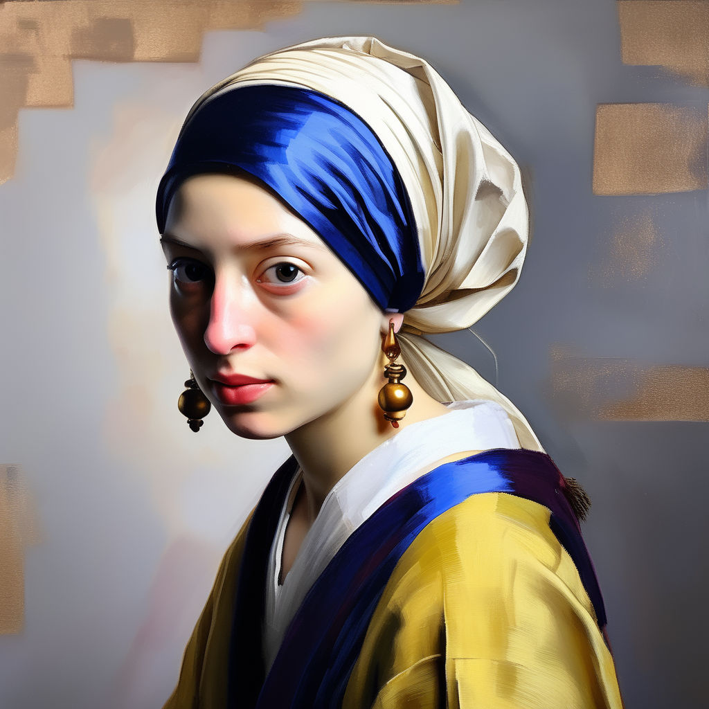 A fresh interpretation of Johannes Vermeer's renowned master... by TC ...