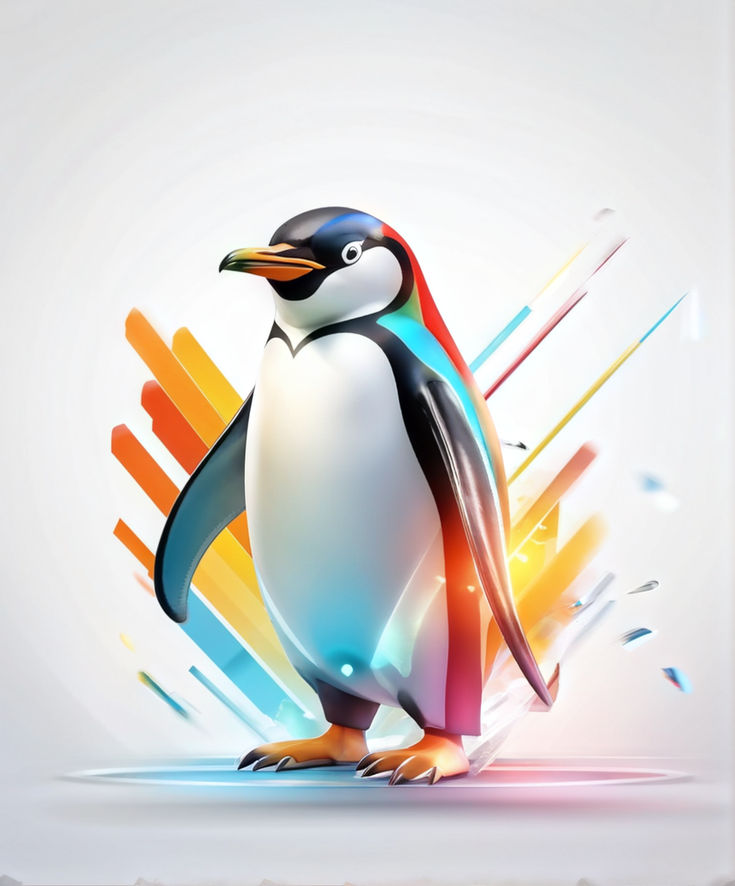 Animated penguin engaging in an array of Olympic sports by Nenky Chajon ...