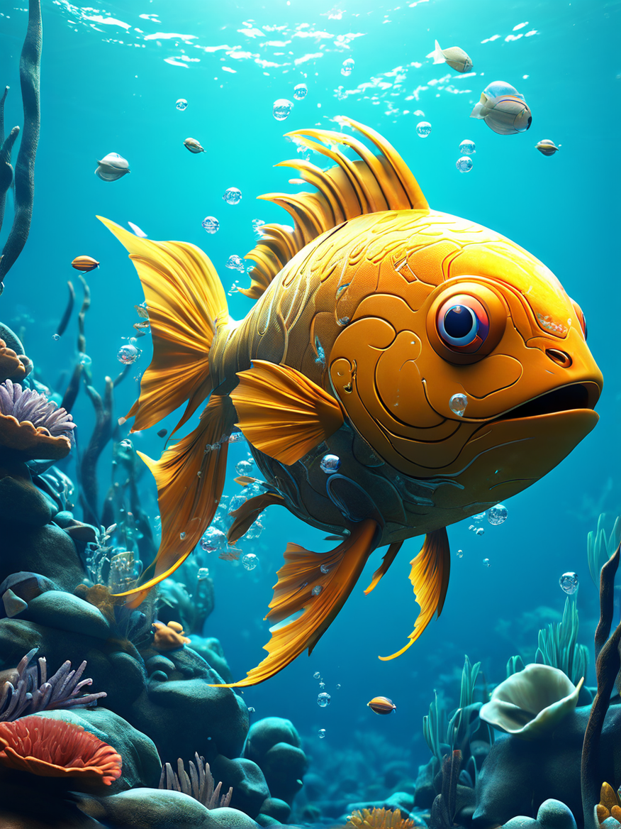 Unique Pokemon fish by Blueaxolotlus - Playground