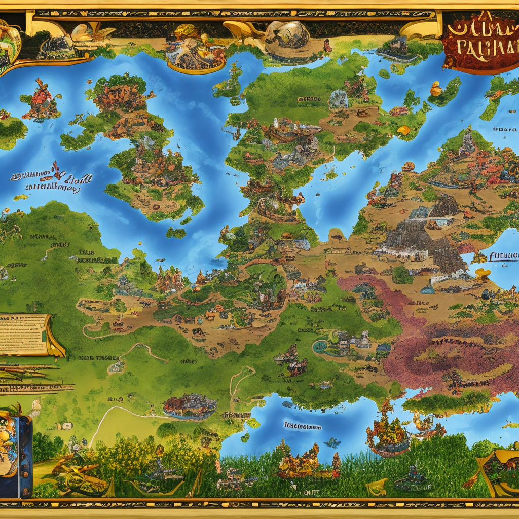 Create your fantasy world map by hossen ali - Playground